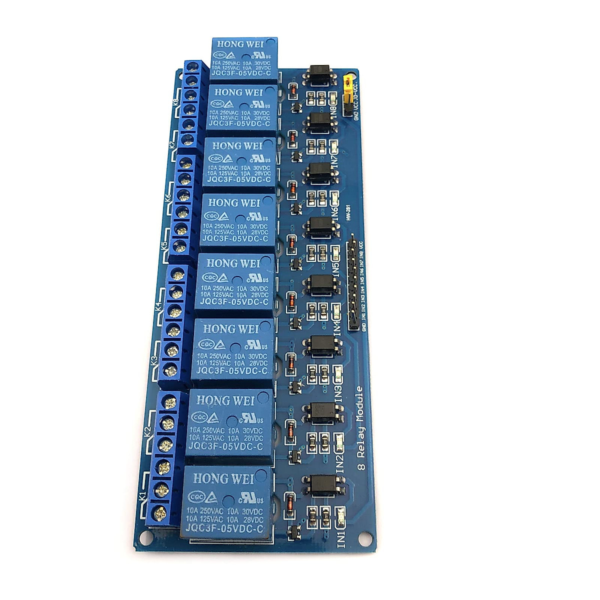 FainWan 2pcs 8 Channel DC 5V Relay Module with Optocoupler for UNO R3 MEGA 2560 1280 DSP ARM PIC AVR STM32 Rasp-Berry Pi