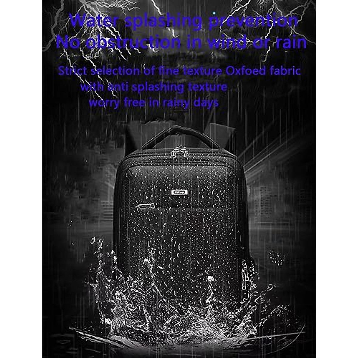 Laptop Backpack 18in Business LeisureTravel Backpacks with USB Port Large Capacity Work Computer Bags for Women Men (Black-A)