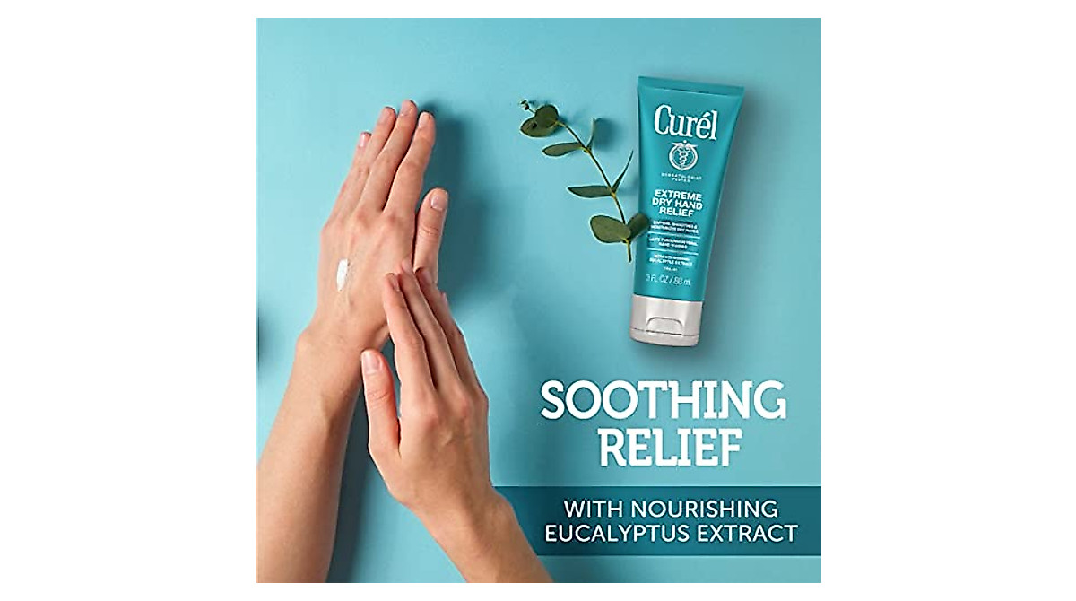 Curél Extreme Dry Hand Relief - Travel Size Hand Cream for Dry Skin