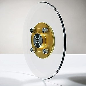 70cm 80cm 90cm 100cm Lazy Susan Glass Rotating Tray，Turntable Dining Table Centerpiece Large Tabletop Rotating Tray Clear Serving Plate Round With Silent Bearing (Size : 100cm)