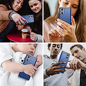 HNHYGETE for OnePlus Nord N20 5G Case, Nord N20 5G Case, Soft Silicone Slim Shockproof Anti-Fingerprint Full Protective Phone Cases for OnePlus Nord N20 5G (Blue)