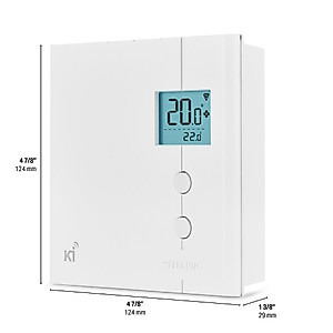 Stelpro Z-Wave Plus KI STZW402WB+ Thermostat (White) for Electric Baseboards and Convectors