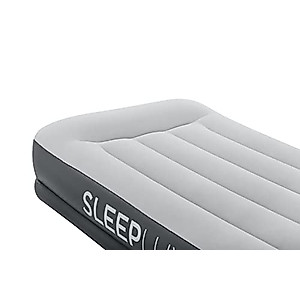 SLEEPLUX Durable Inflatable Air Mattress with Built-in Pump, Pillow and USB Charger, 15" Tall Twin