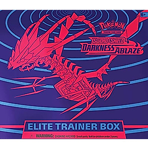 Pokémon TCG: Sword & Shield Darkness Ablaze Elite Trainer Box, Multicolor