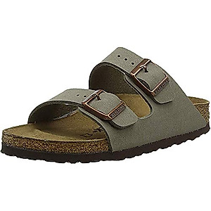 Birkenstock Unisex Arizona Stone Birkibuc Sandals - 39 M EU