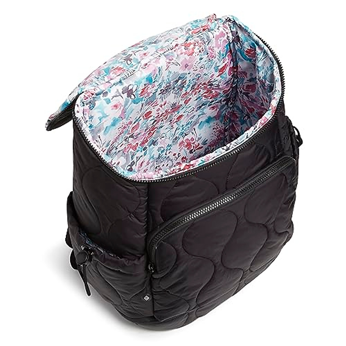 Vera Bradley Featherweight Commuter Backpack Travel Bag, Black