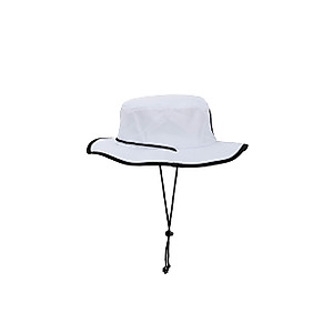 SHANKITGOLF Golf Bucket Hat Skull and Crossbones Adjustable Sun Hat White