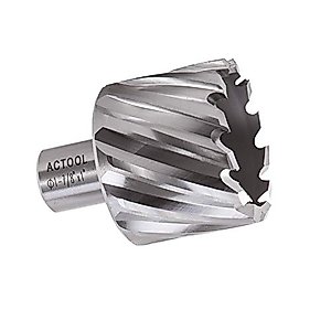 ACTOOL 1-7/8" Diameter × 1" Depth of Cut HSS ANNULAR Cutter with 3/4'' Weldon Shank