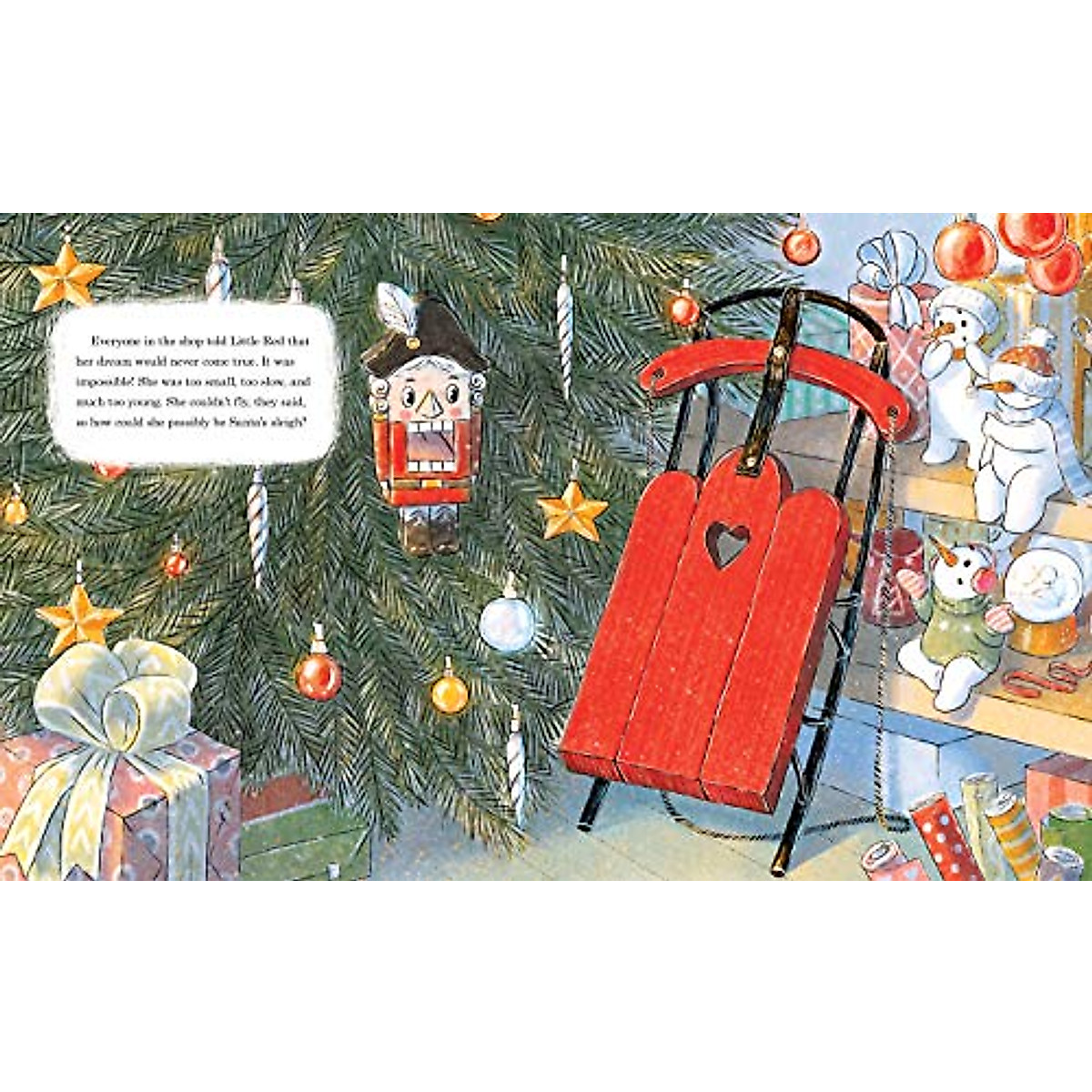 Little Red Sleigh: A Heartwarming Christmas Book For Children