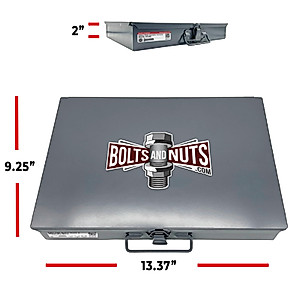 Metric Class 10.9 Hex Cap Screws Bolts, Nuts, & Washers Assortment Kit - 575 Pieces!