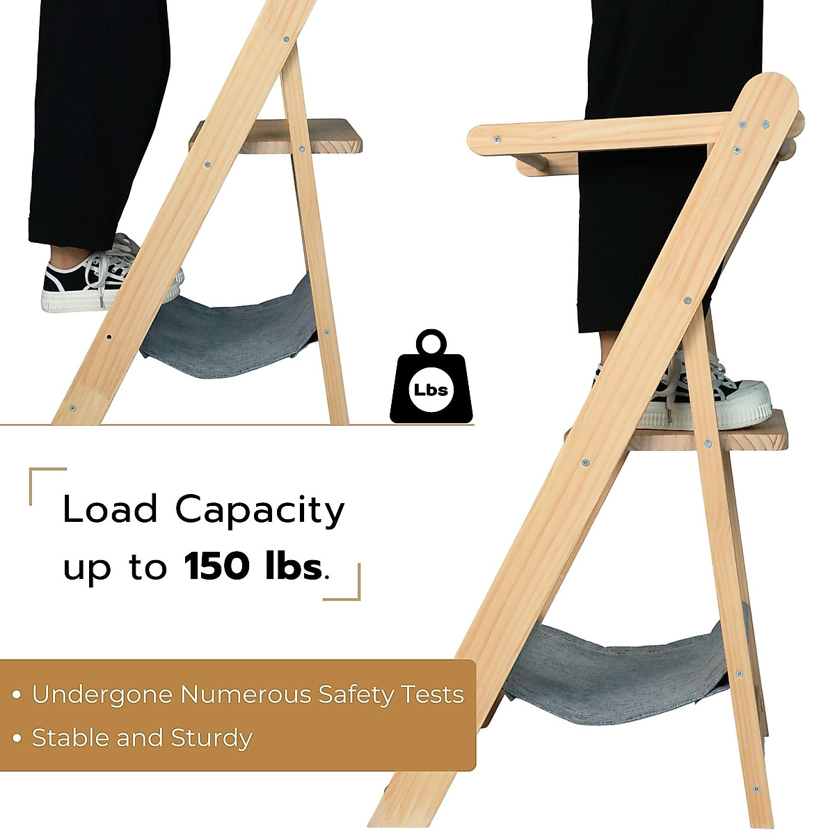 comax Toddler Tower Kitchen Stool Helper, Kids Kitchen Step Stool, Toddler Stool Kitchen Counter Standing Tower for Toddlers 1-3, Nursery Stand Ladder Toddler Helper Tower