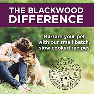 Blackwood Special Diet All Life Stages Dry Dog Food, 30Lb., Salmon Meal & Brown Rice Recipe, Sensitive Skin and Stomach, Grain Free Dog Food