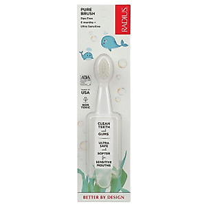 Radius Ultra Sensitive Pure Brush Baby Toothbrush, 1 EA