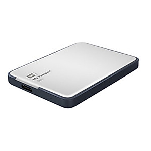WD My Passport Slim 2TB Portable Metal External Hard Drive USB 3.0 with Auto Backup