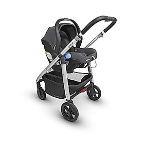 UPPAbaby Cruz V2 Stroller - Alice (Dusty Pink/Silver/Saddle Leather) + Mesa Infant Car Seat - Jake (Black)