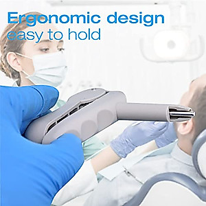 faruijie Dental Composite Gun - Impression Mixing Dispensing Gun Dispenser Applicator Compatible with Most Unidose Tips Grey