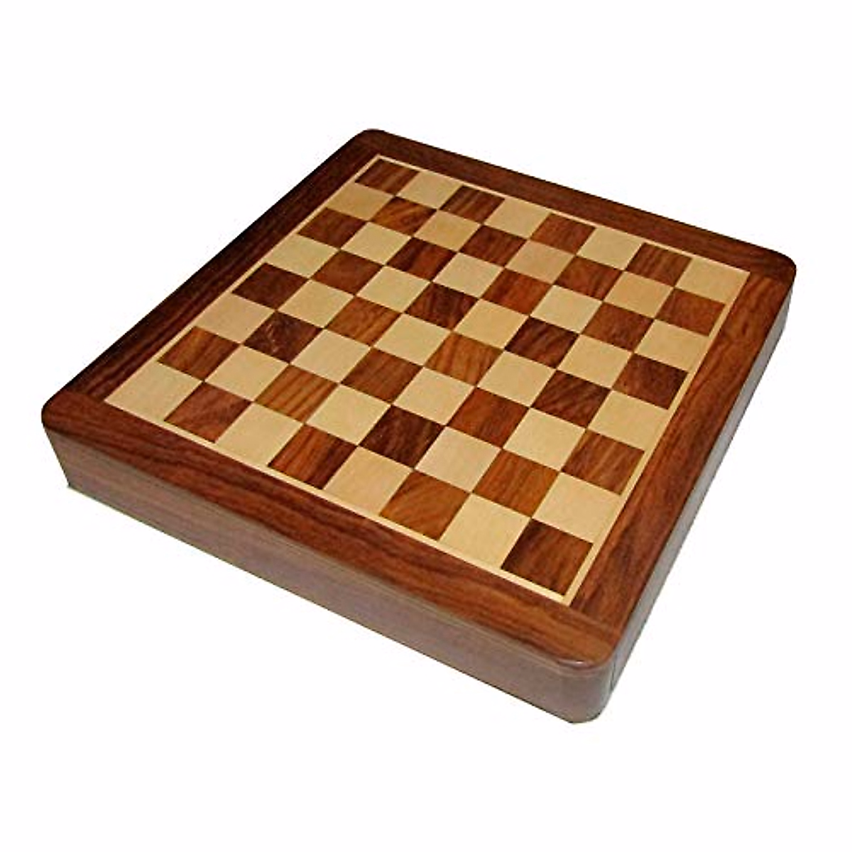 Wooden Folding Chess Magnetic Checker Set for Kids and Adults - Travel Portable Indoor Board Game Sets 10X10 by GIYANA