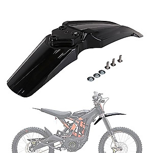 JFG RACING Sur Ron Front Fender,Motorcycle Front Fender Mudguard Plastic for Surron Sur Ron Light Bee X/S Segway X260 X160 Electric Dirt Bike EBike Black