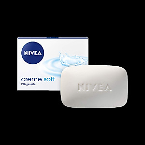 NIVEA Creme Soft Cream Soap, Pack of 6 (6 x 100 g).