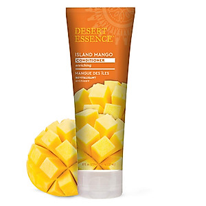 Desert Essence Island Mango Shampoo & Conditioner Bundle - 8 Fl Ounce - Enriching - Shea Butter - Jojoba Oil - Smooth & Silky - Soft & Healthy