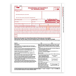 Blue Summit Supplies 1099 NEC Tax Forms 2022, 50 4 Part Tax Forms Kit, Compatible with QuickBooks and Accounting Software, 50 Self Seal Envelopes Included