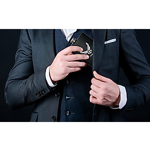 US Air Force 8 oz Flask | Stainless Steel Hip Flask for Liquor – Matte Black, Great USAF Gift Idea for Veterans