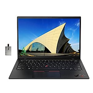 Lenovo 2022 ThinkPad X1 Carbon Gen 9 14" FHD Touchscreen Business Laptop, Intel Core i7-1165G7, 32GB RAM, 1TB PCIe SSD, Backlit Keyboard, Fingerprint Reader, Win 11 Pro, Black, 32GB USB Card