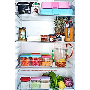 Yumbox Chop Chop Clear Square Serving Tray - Coordinate with Yumbox Chop Chop Food Prep Collection