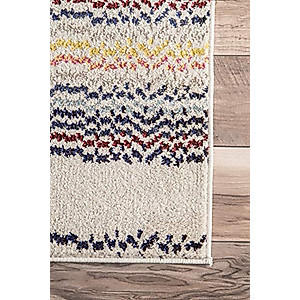 nuLOOM Motley Moroccan Runner Rug, 2' 6" x 6', Multi