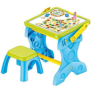 Liscianigiochi Carotina Banquet Chalkboard Led 3 in 1 Game for Kids, 77465, Multicolor, ‎94.5 x 9 x 67 cm; 2.8 kg