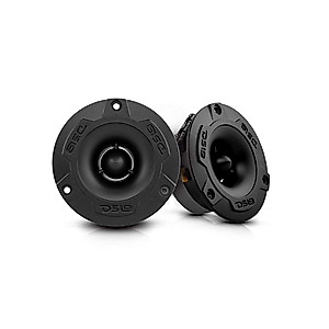 DS18 PRO-GM6.4PK Mid and High Complete Package - Includes 2X Midrange Loudspeaker 6" and 2X Aluminum Super Bullet Tweeter 1" Built in Crossover - Door Speakers for Car or Truck Stereo Sound System
