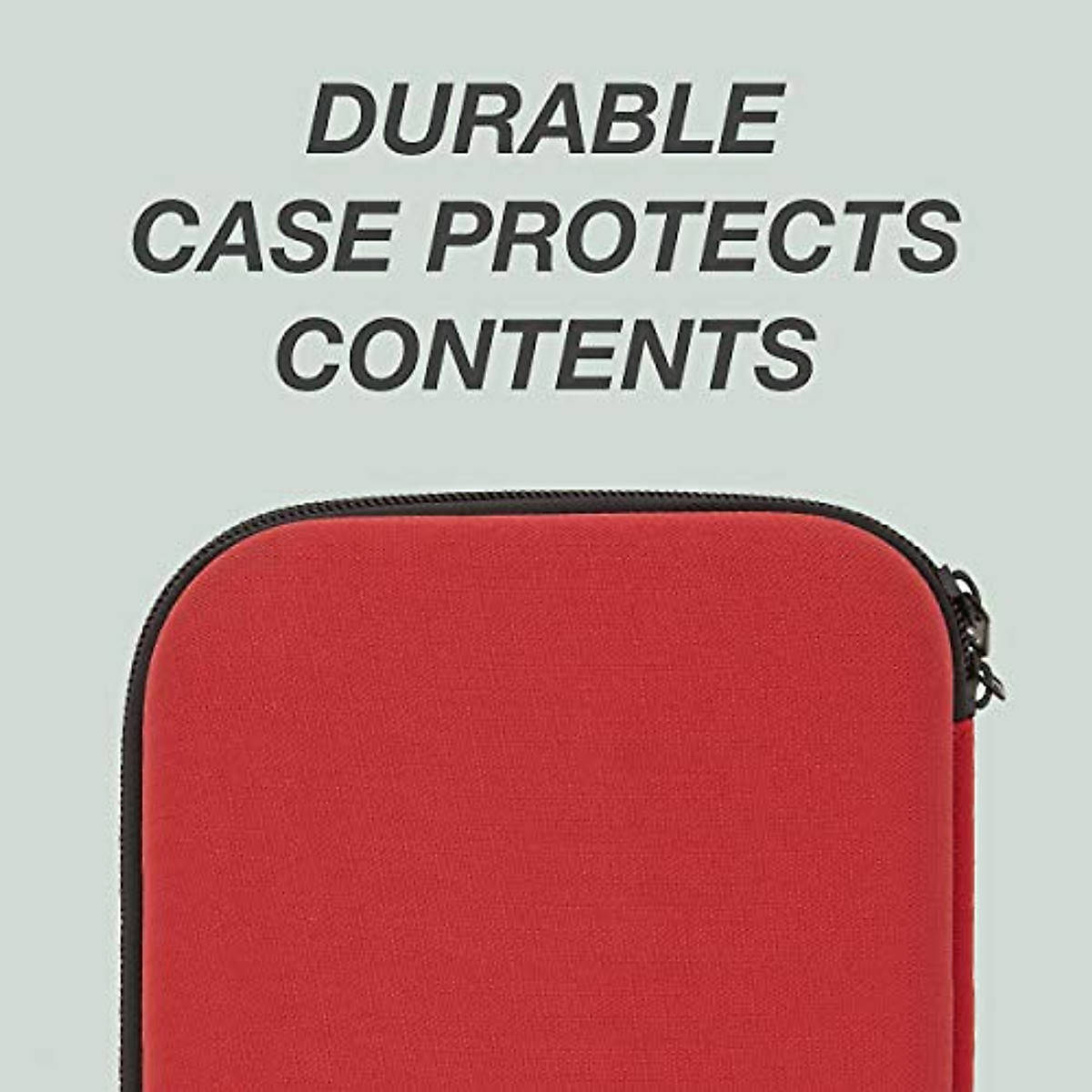 Coleman All Purpose Basic First Aid Kit for Minor Emergencies, a Light, Portable First aid kit with a Soft-Sided case - 205 Piece Red