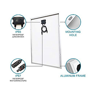 3000 Watt Solar Wind Kit Off Grid System 48V Battery Charger :20pcs 100W Mono Solar Panel + 1000W Wind Turbine Generator + 40A MPPT Charge Controller + 3000W Inverter Peak 6000W