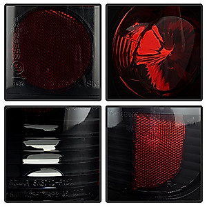 AKKON - For Ford F250/350/450/550 Superduty Smoked Headlights w/Signal Lamps + Black Smoke Tail Lights Combo