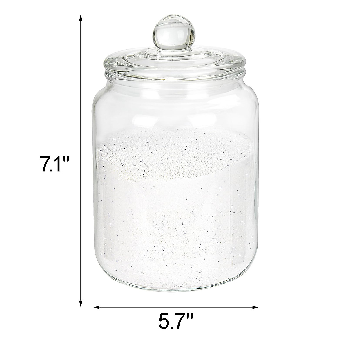 Laundry Detergent Dispenser, Derergent Pods Container for Laundry Room Organization, Glass Jars for Laundry Storage