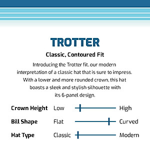 Alter Ego Running Trotter Splash RWB Flag - Durable, Lightweight, Breathable Premium Hat (RWB Flag, Medium)