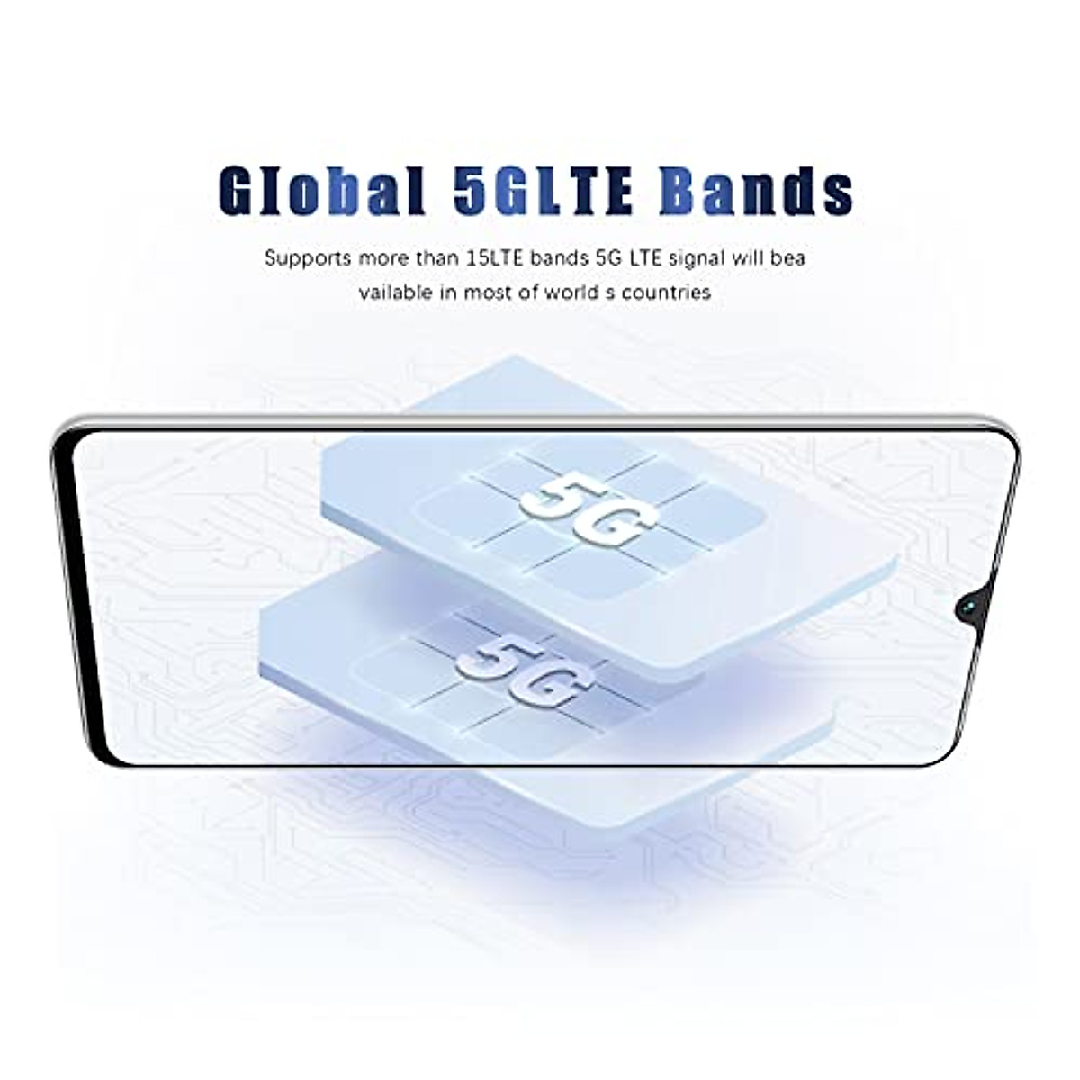 S22 Ultra 5G Unlocked Smartphone,6.4in Waterdrop Screen Cell Phone with Dual Camera,4GB RAM 64GB ROM MT6582 Quad Core Cell Phone,Support Dual Nano Sim Card,for Android 11()