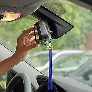 2 Pieces 2024 Graduation Tassel, Blue 2024 Tassel Graduation, Tassel for Graduation Cap 2024 Tassel Charm, Class of 2024 Tassel Graduation Regalia Honor Cords Graduation 2024 Year Gold Date Charm