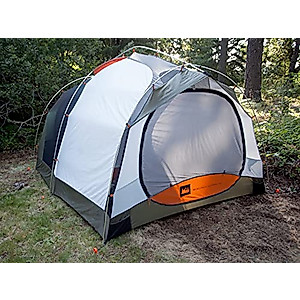 Orange Screw: The Ultimate Ground Anchor | LARGE 2 Pack Tent Stakes | Made in USA (Orange)