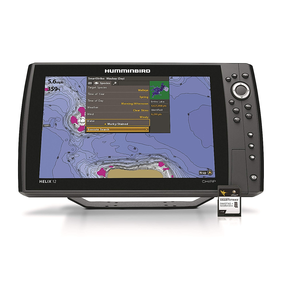Humminbird 411430-1 Helix 12 Chirp GPS G4N Fish Finder