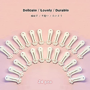 Plastic Clothespins Laundry Clothes Pins-24 Pack, Traceless Clothes Pegs, Bag Clips, Food Package Clip, with Cute Cat Claw Pattern