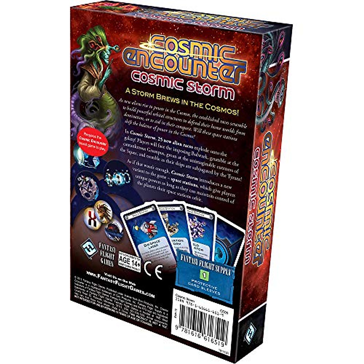 Cosmic Storm Board Game EXPANSION - Classic Strategy Game of Intergalactic Conquest for Kids and Adults, Ages 14+, 3-5 Players, 1-2 Hour Playtime, Made by Fantasy Flight Games