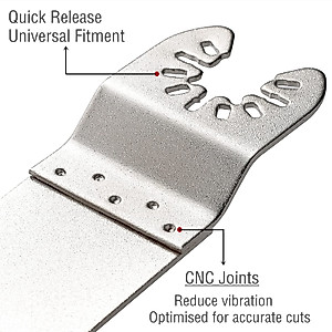 Ettonsun 4 Pcs Diamond Oscillating Tool Blade, Flush Cutting Oscillating Multitool Saw Blades for Grout Removal, Cleaning Mortar