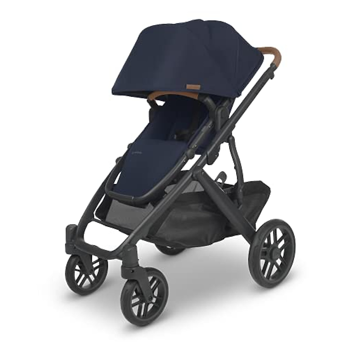 Vista V2 Stroller - NOA (Navy/Carbon/Saddle Leather) + Travel Bag for Vista, Vista V2, Cruz, Cruz V2