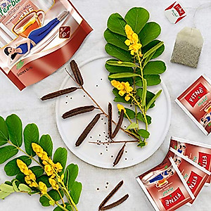 FITNE Original Herbal Tea Senna Infusion Healthy Wellness Beverage Natural Gentle Detox Cleanse No Calories Caffeine Free, 40 Tea Bags