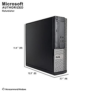 DELL Optiplex 3020 SFF Desktop PC - Intel Core i5-4570 3.2GHz 8GB 500GB DVDRW Windows 10 Professional (Renewed)']