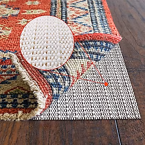 SHAREWIN Non Slip Rug Pads, Rug Mats for Under Rugs, 7 * 10FT Keep Area Rugs in Place, Thick, Slip and Skid Resistant Pads for Hard Floors
