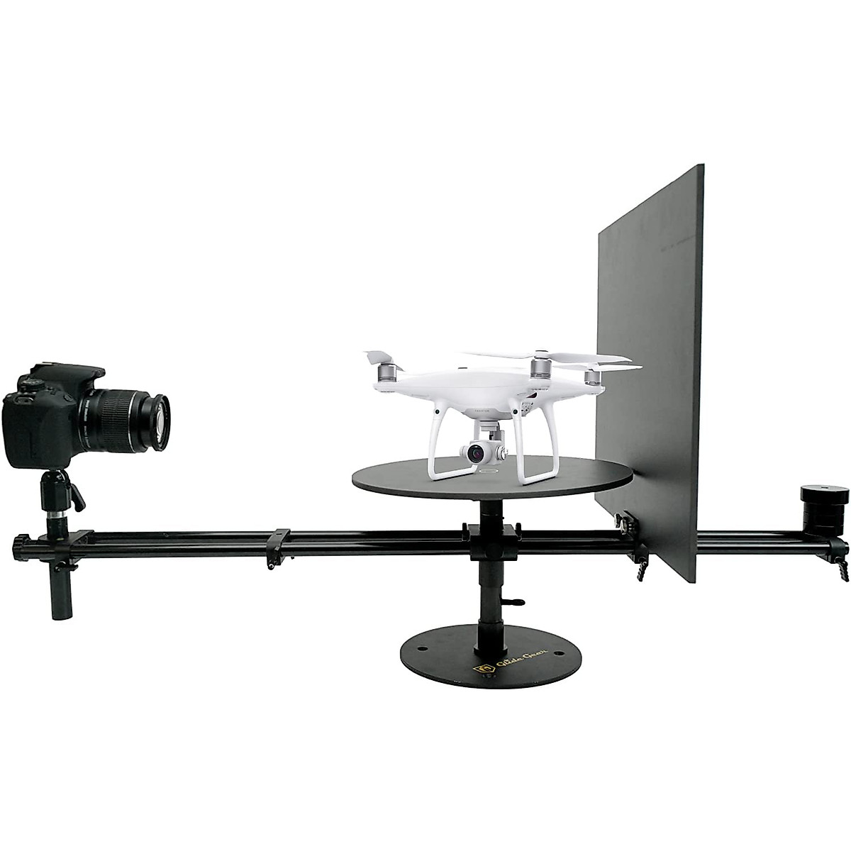 Glide Gear REVO 50 Video Camera Product Shot 360 Rotating Platform Rig