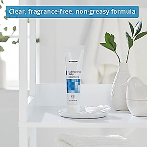 McKesson Lubricating Jelly, Sterile, Water Soluble, Unscented, Greaseless, 4 oz, 12 Count, 1 Pack