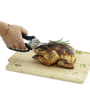 Kuhn Rikon 3-in-1 Snips Kitchen Shears, 9", Red